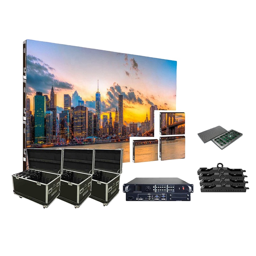 Outdoor full color 4x3m for stage/hotel led video wall