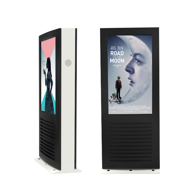 65-inch lcd display stand-alone outdoor digital signage