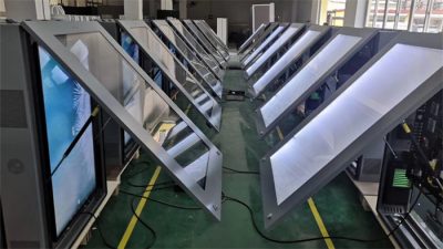 Ultra-wide display outside wall-mounted lcd touch restaurant digital ...